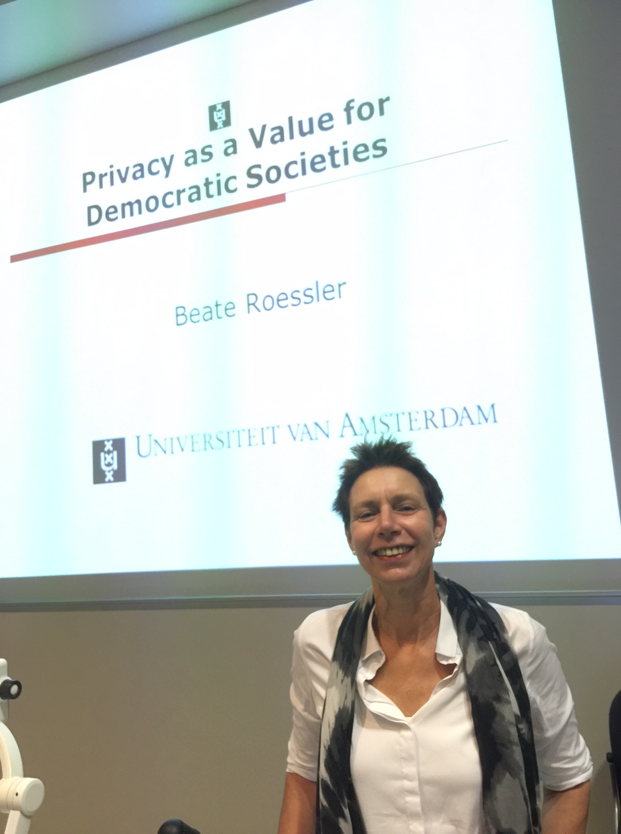 Privacy as a value for democratic societies – Beate Roessler # ...